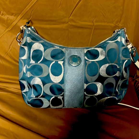 Coach | Bags | Teal Coach Crossbody Bag | Poshmark
